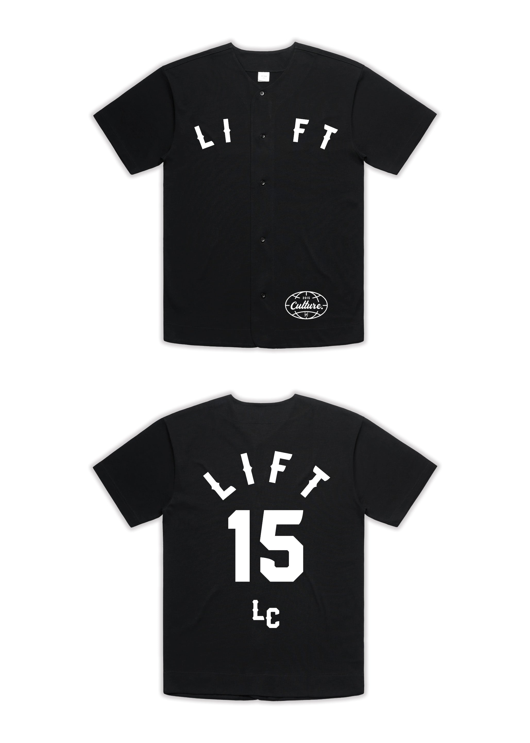 Play Ball 8-Year Anniversary Jersey (Black) – LIFTING CULTURE APPAREL