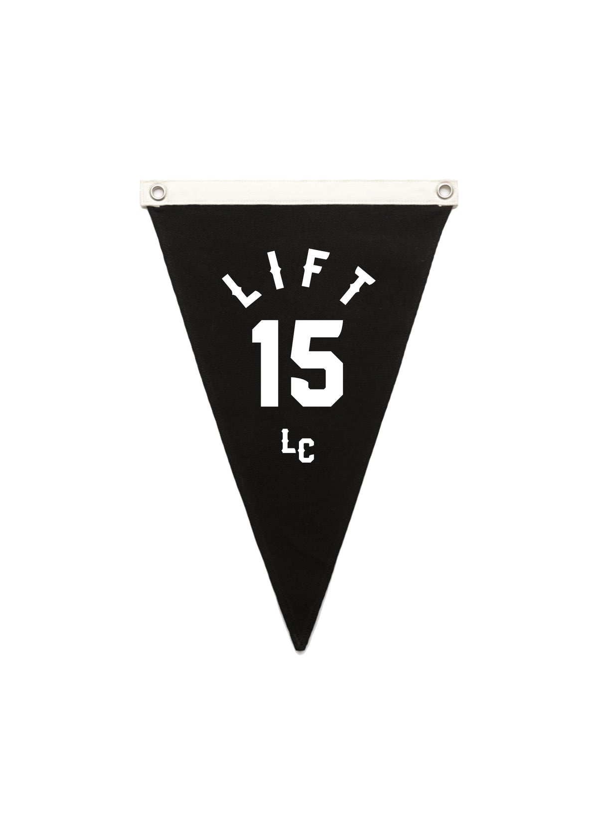 Play Ball Pennant Flag (Black) - LIFTING CULTURE APPAREL