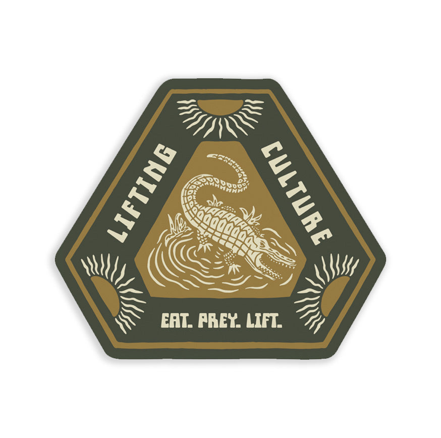 Eat. Prey. Lift. Sticker – LIFTING CULTURE APPAREL